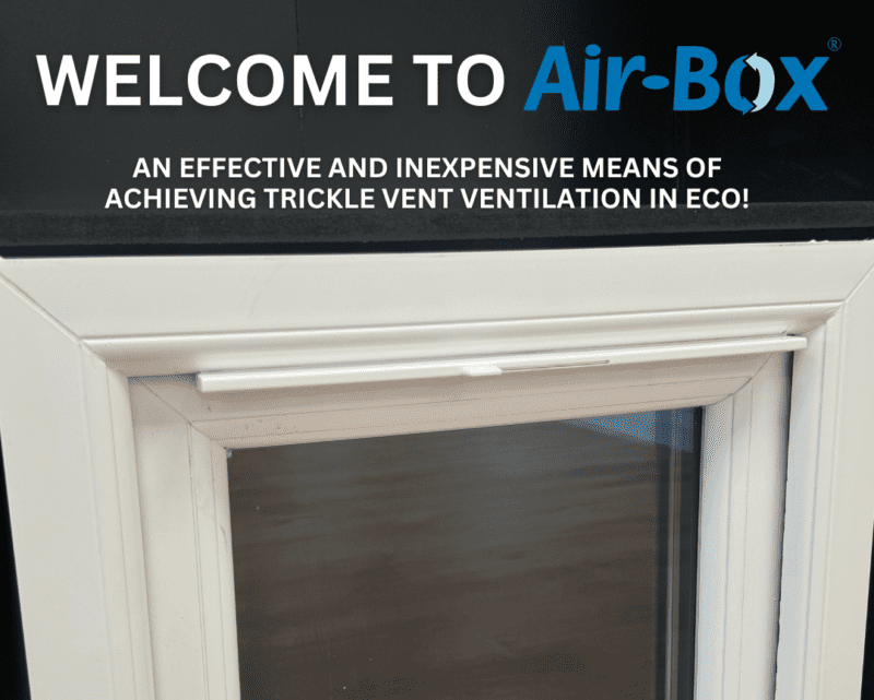 UPVC Trickle Window Vent for PVC Windows | Air-Box UK